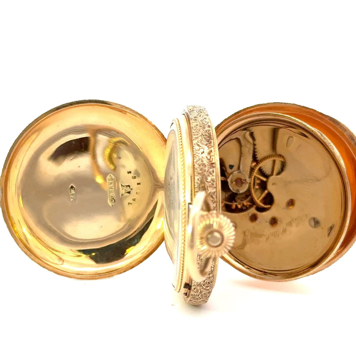 Elgin Pocket Watch 14KT Yellow Hunter Case | Estate Jewelry | Saint ...